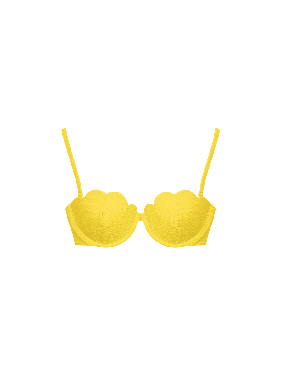 The Contour Bra - Lemon (Embossed) – Arabella London